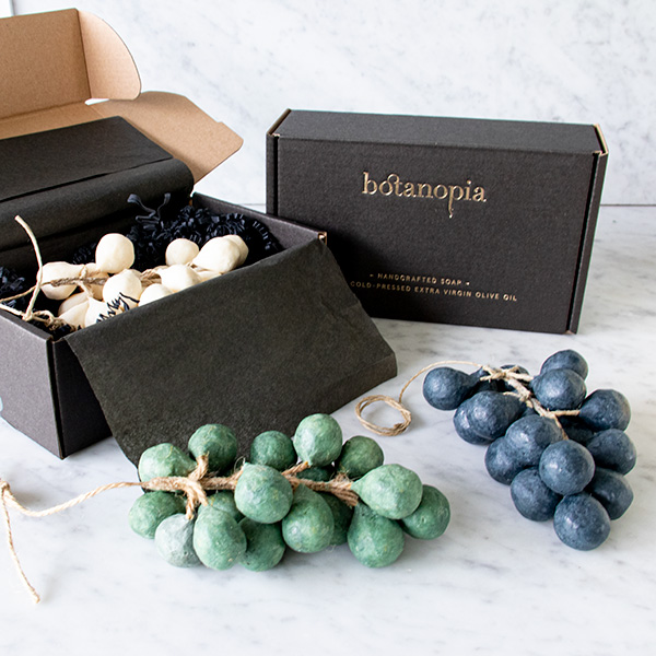 Handcrafted Grapes Soap – 100% Olive Oil- Botanopia